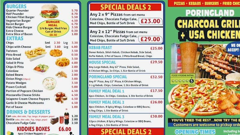 Poringland Charcoal Grill & U S A Chicken - Cafe Restaurant Bar
